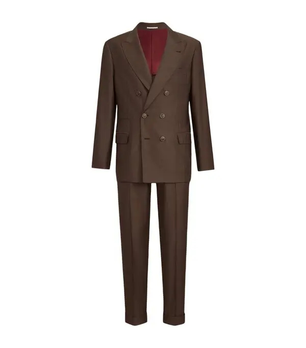 Brunello Cucinelli Virgin Wool-cashmere Leisure Two-piece Suit