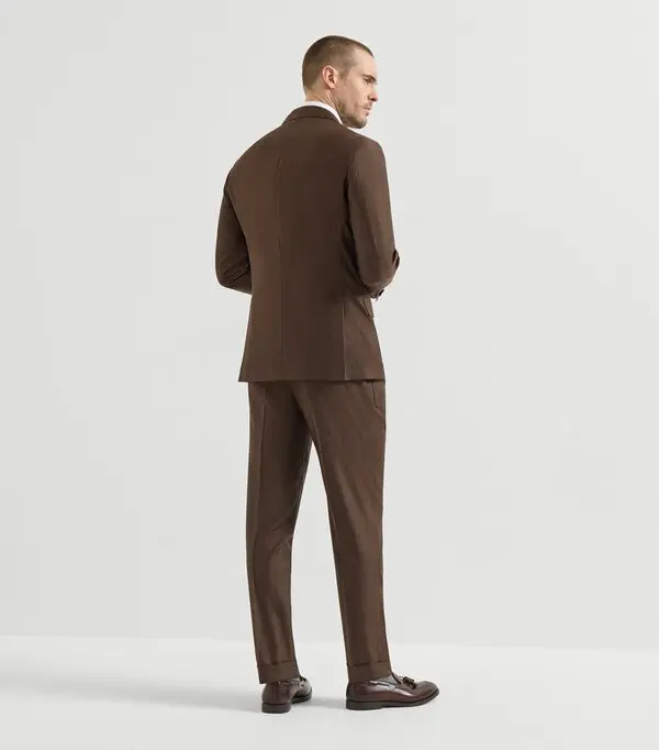 Brunello Cucinelli Virgin Wool-cashmere Leisure Two-piece Suit