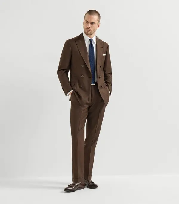 Brunello Cucinelli Virgin Wool-cashmere Leisure Two-piece Suit