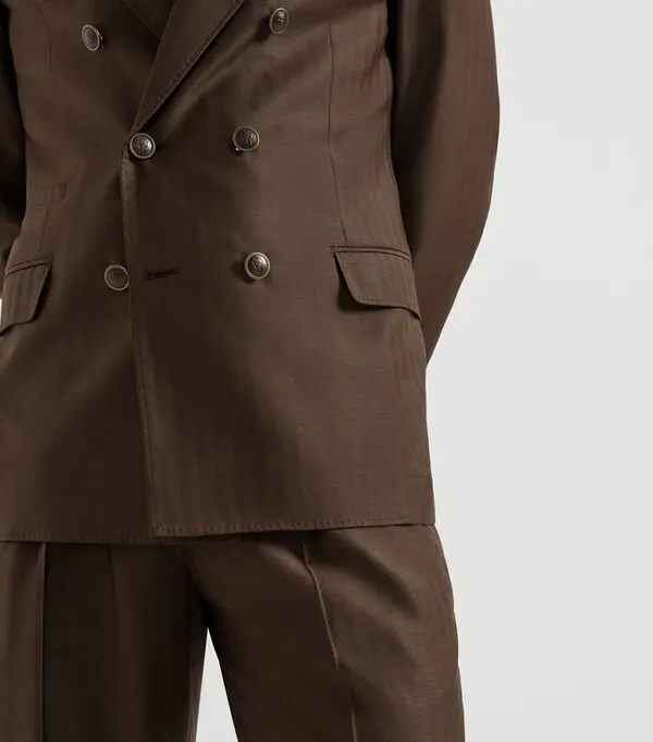 Brunello Cucinelli Virgin Wool-cashmere Leisure Two-piece Suit