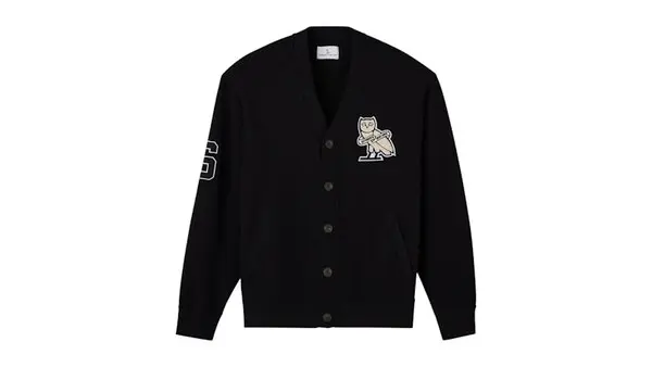 OVO Owls Varsity Fleece Cardigan