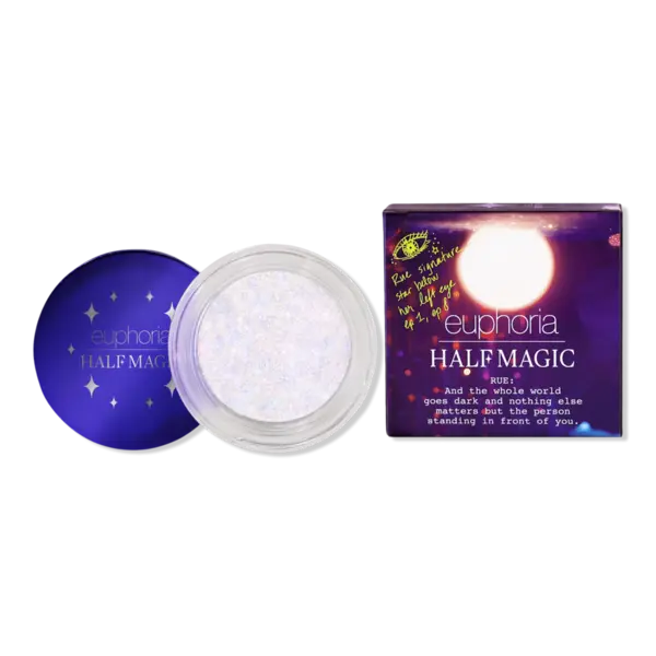HALF MAGIC Euphoria X Glitterpuck Pressed Fairy Dust For Eyes, Face + Body - Feel Something