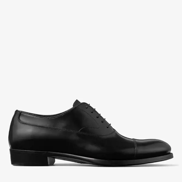 JIMMY CHOO Vine Lace Up Smooth Calf Leather Cap Toe Shoes
