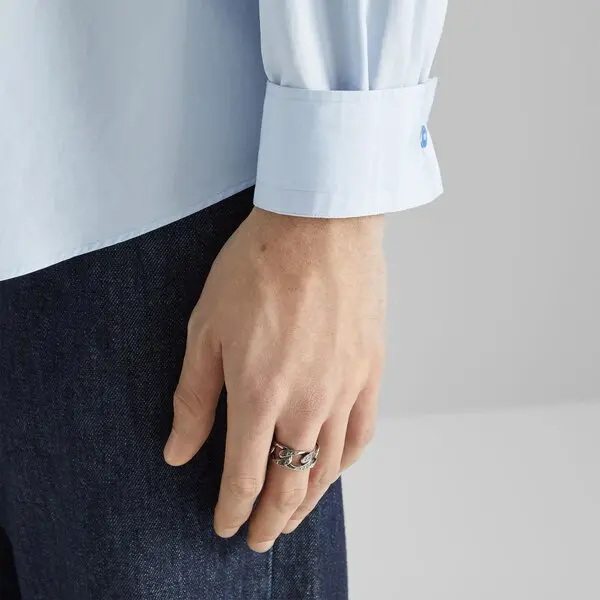 Fendi Ff Link Ring