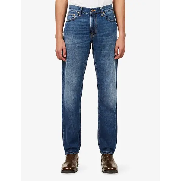 Nudie Jeans Gritty Jackson Cotton Denim Jeans - Sun Set