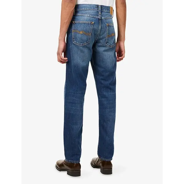 Nudie Jeans Gritty Jackson Cotton Denim Jeans - Sun Set