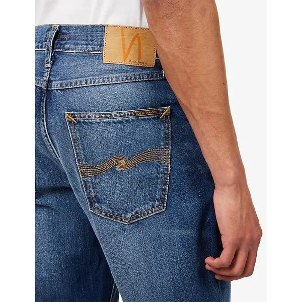 Nudie Jeans Gritty Jackson Cotton Denim Jeans - Sun Set