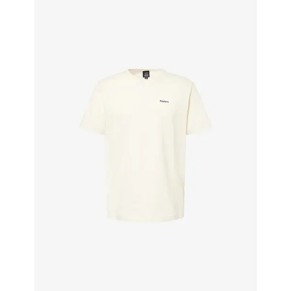 FINISTERRE Waves Logo-print Cotton T-shirt - Ecru