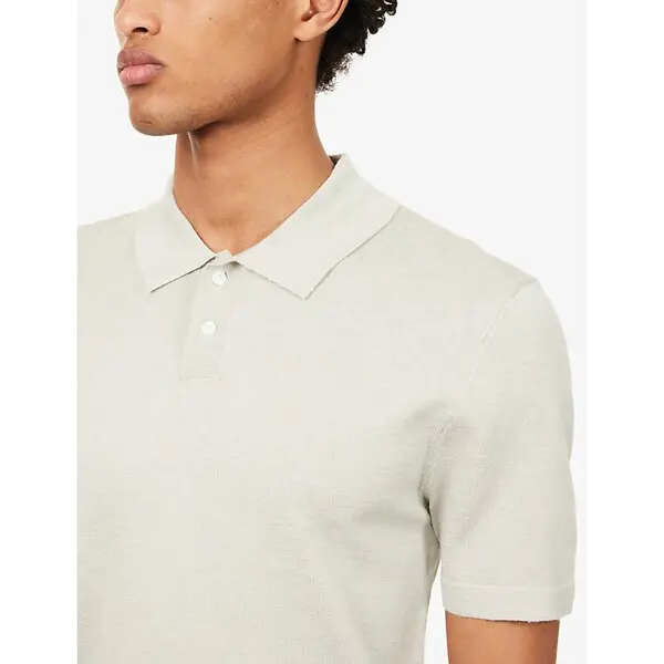 NOBL Brax Short-sleeve Knitted Polo Top