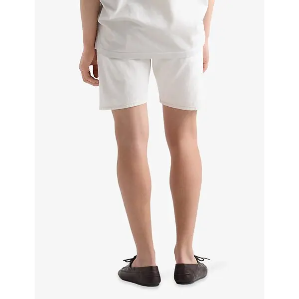Prada Cotton Denim Bermuda Shorts