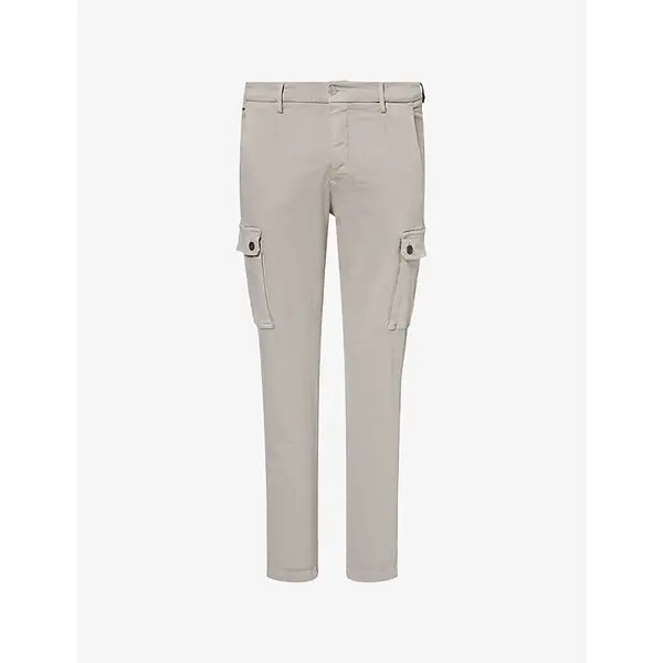 REPLAY Jaan Slim-fit Cargo Denim Jeans - Light Grey