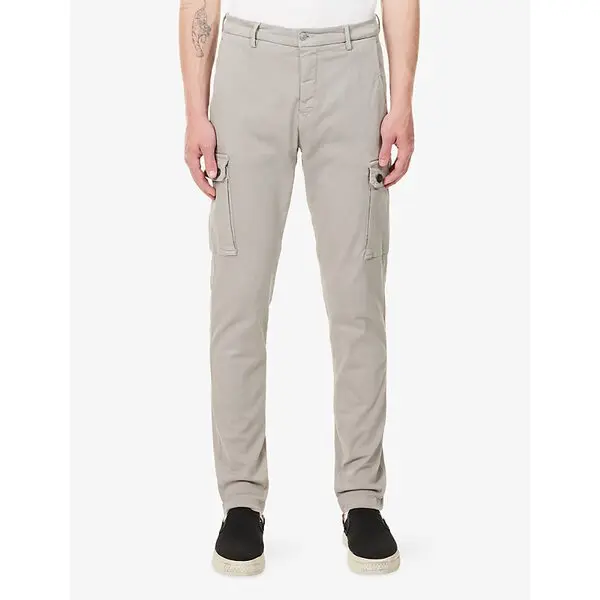 REPLAY Jaan Slim-fit Cargo Denim Jeans - Light Grey
