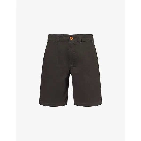 FINISTERRE Rincon Straight-leg Cotton Chino Shorts - Raven