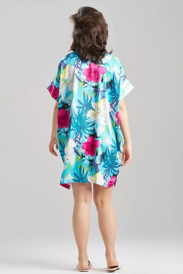 Natori Viva Printed Satin Sleepshirt