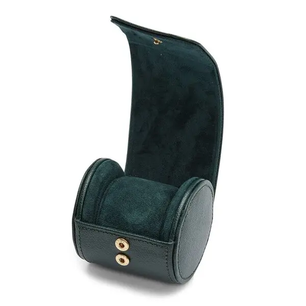 Wolf British Racing Single Watch Roll - Leather