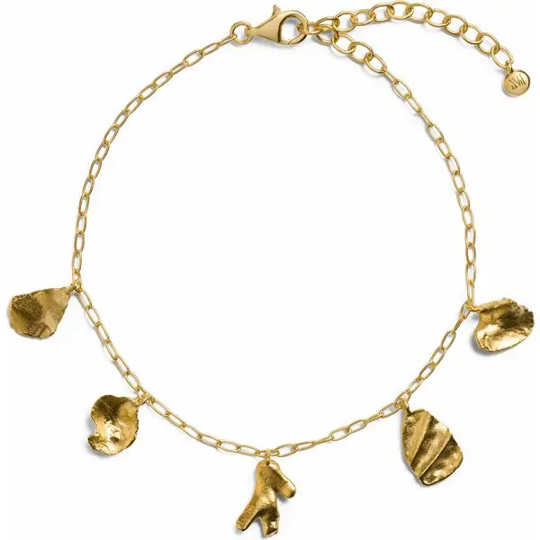 Monica Vinader Fragments Asymmetric Charm Bracelet - 18k Gold Vermeil