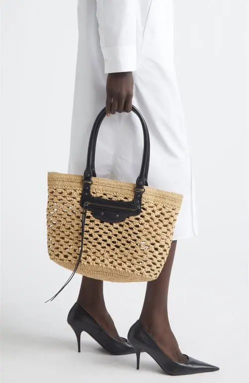 Balenciaga Medium Le City Basket Shoulder Bag