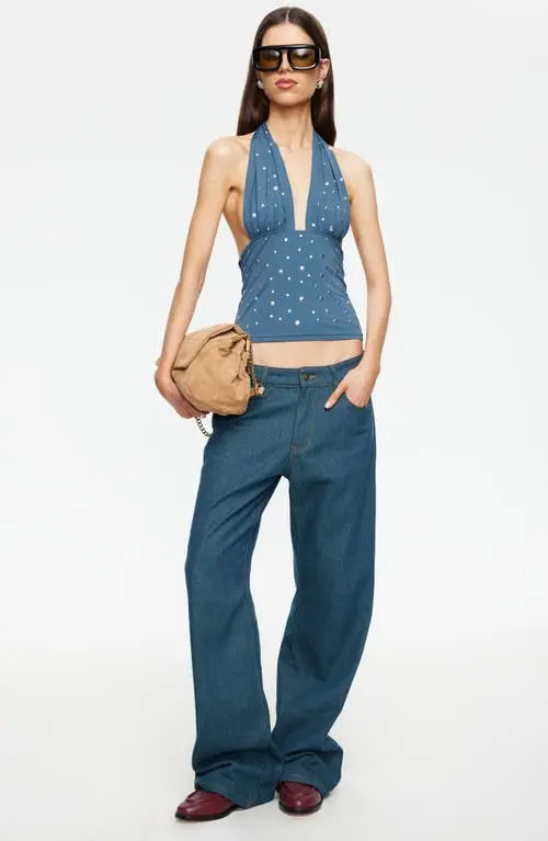 Lioness Safari Stud Halter Crop Top