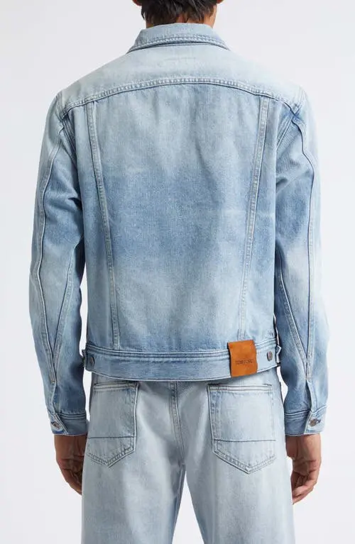 TOM FORD Selvedge Denim Icon Jacket - Pale Blue Denim