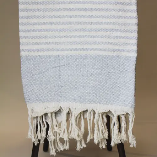 UNE VIE NOMADE Handmade Moroccan Throw - Solid