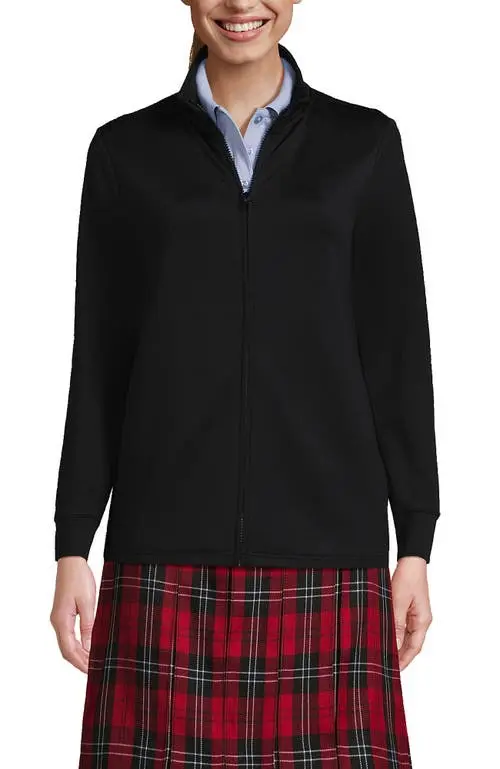 LANDS' END Active Performance Full Zip Jacket - Black