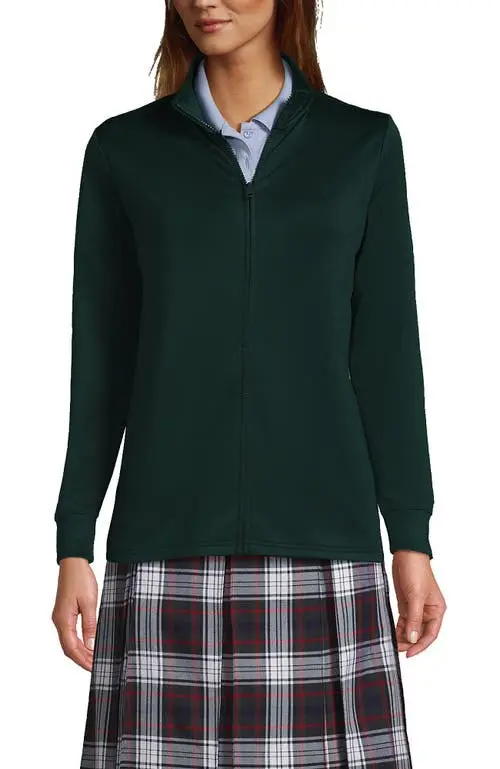LANDS' END Active Performance Full Zip Jacket - Evergreen