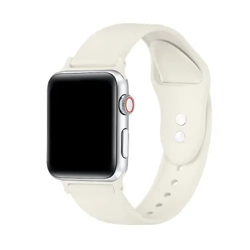 POSH TECH Silicone Apple Watch Band - Ivory