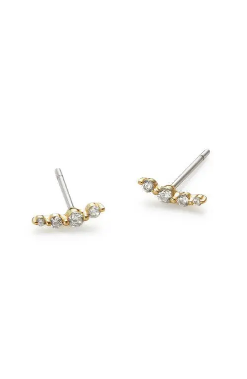 ANA LUISA 14k -dipped Sterling Silver Ear Climber Earrings With Cubic Zirconia