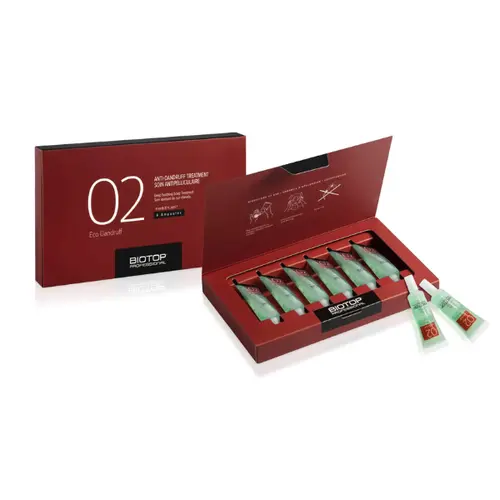 BIOTOP PROFESSIONAL 02 Eco Dandruff Anti-dandruff Treatment Ampoules