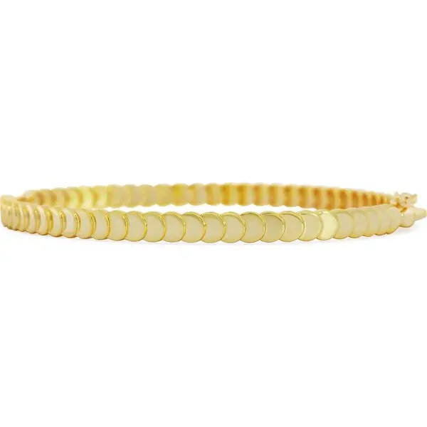 THE LOVERY FINE JEWELRY Wave Bangle In 14k Gold-plated Or - Gold Plated Sterling Silver