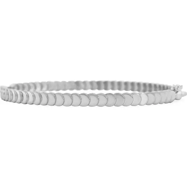 THE LOVERY FINE JEWELRY Wave Bangle In 14k Gold-plated Or - Sterling Silver