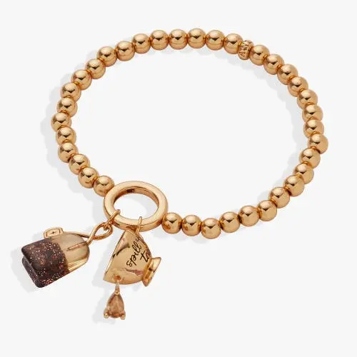 ALEX AND ANI Spill The Tea Charm Bracelet - Gold