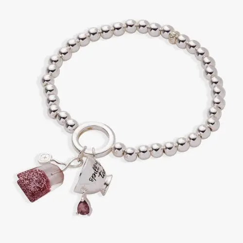 ALEX AND ANI Spill The Tea Charm Bracelet - Silver