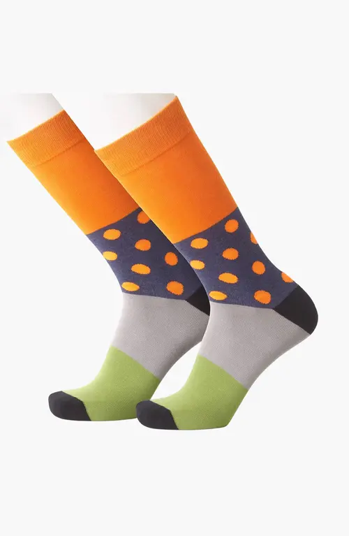 BEAU TIES OF VERMONT Dabney Socks - Orange