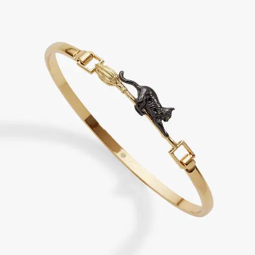 ALEX AND ANI Celestial Cat Bangle - Gold