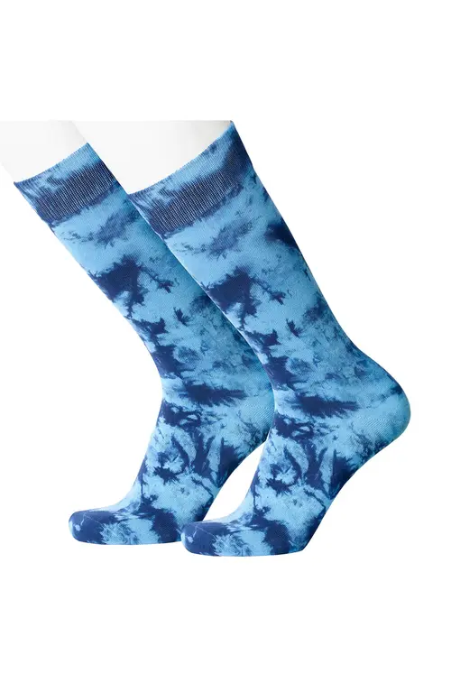 BEAU TIES OF VERMONT Tie Dye Pattern Socks - None