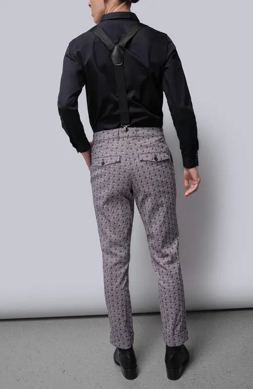 WILDFANG The Empower Jacquard Trouser - Plum