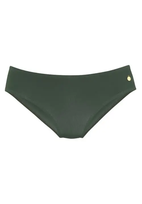 LASCANA Classic Bikini Bottom - Olive