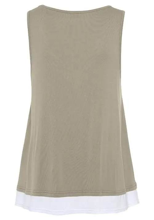 LASCANA Layered Look Sleeveless Top