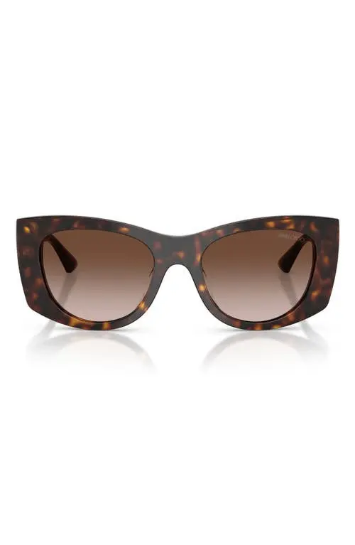 JIMMY CHOO Butterfly Sunglasses - Havana/brown Gradient