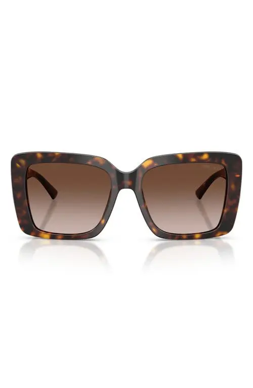 JIMMY CHOO Gradient Square Sunglasses - Havana/brown Gradient