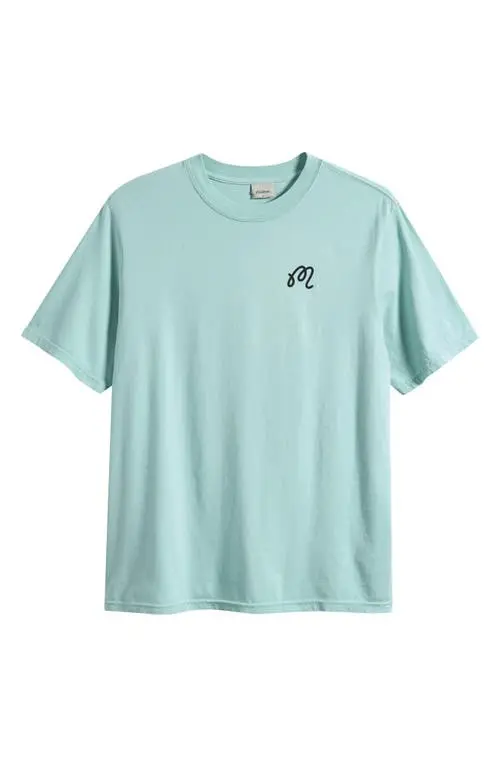 MALBON Bermuda Cigar Cotton Graphic T-shirt