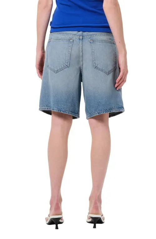 AGOLDE Indra Long Denim Shorts