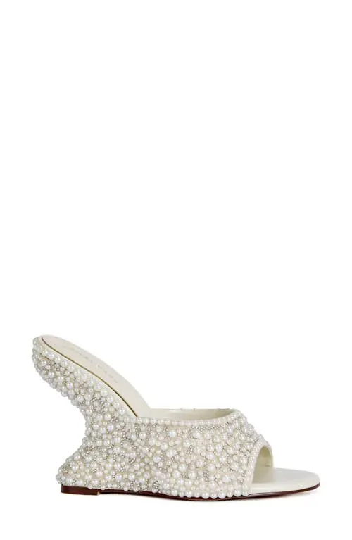AZALEA WANG Aaralyn Floating Heel Sandal - Ivory