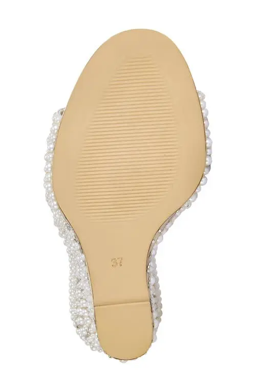 AZALEA WANG Aaralyn Floating Heel Sandal - Ivory