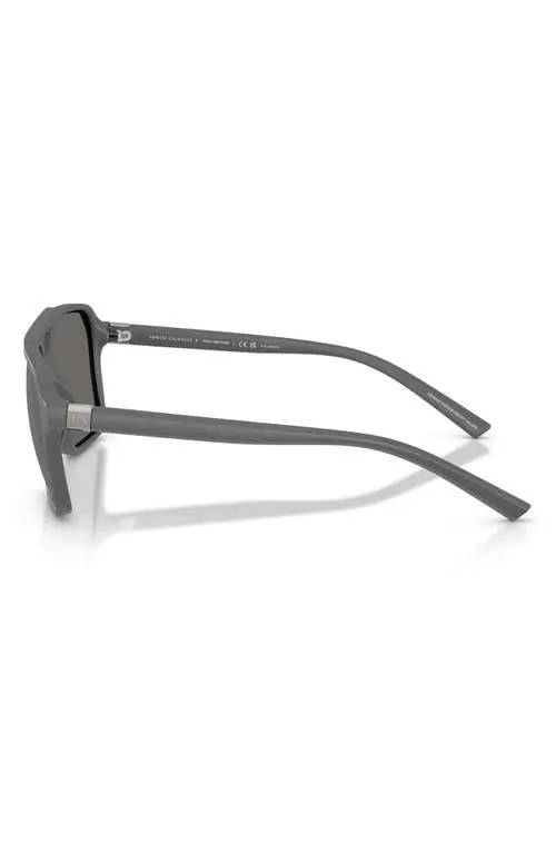 Armani Exchange Polarized Aviator Sunglasses