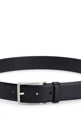 BOSS Italian Leather Pin-buckle Belt - Black