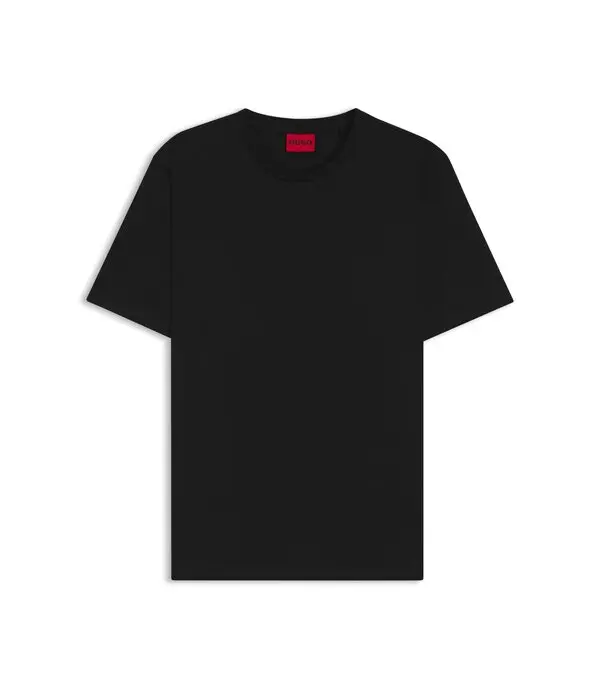 Hugo Stretch-cotton T-shirt - Black