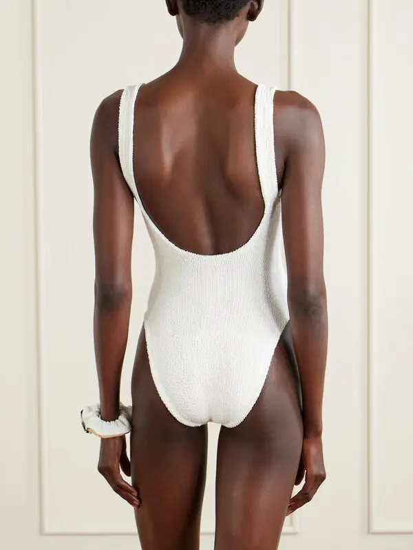 Burberry Domino Original Crinkle Swimsuit