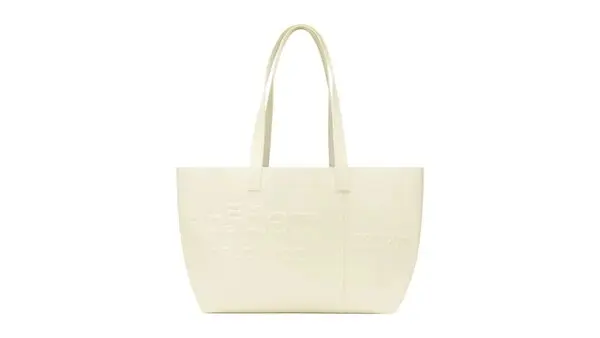 SP5DER Ghost Leather Tote Bag - Cream